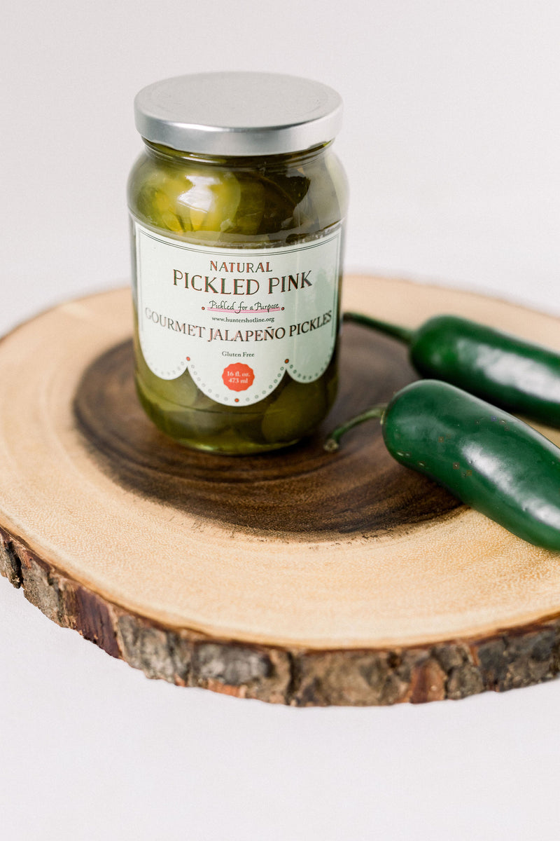 GOURMET JALAPEÑO PICKLES – Pickled Pink Foods
